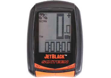 Jet Black JB 16 Function Wired Cycle Computer 2012 - Specifications