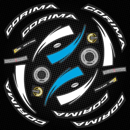 Corima Kits of stickers for Disc, 3 and 4 Spokes wheels 2011
