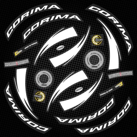 Corima Kits of stickers for Disc, 3 and 4 Spokes wheels 2011