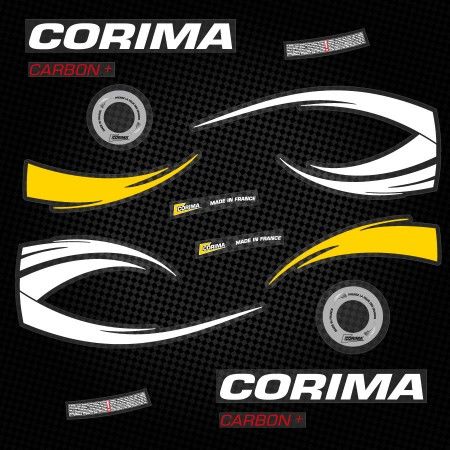 Corima Kits of stickers for Disc, 3 and 4 Spokes wheels 2011