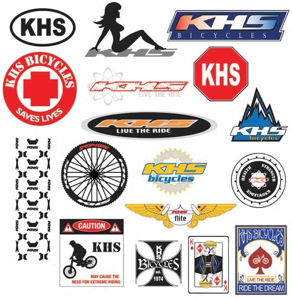 KHS KHS Sticker Set 2012 - Specifications | Reviews | Shops