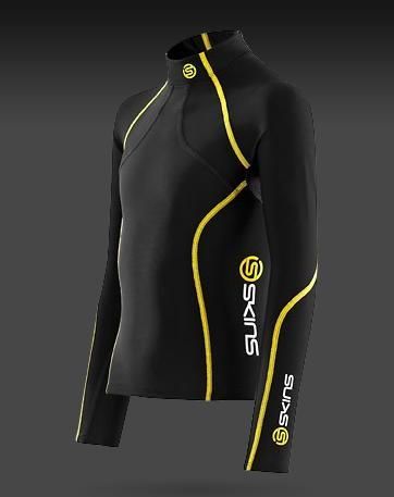 Skins A200 Youth Thermal Long Sleeve Compression Top with Mock Neck