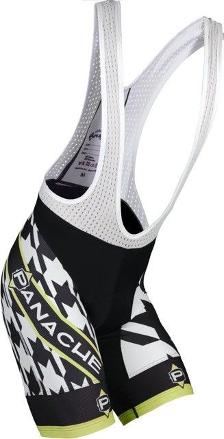 Panache Cyclewear Houndstooth Green Bib Short 2012 - Specifications