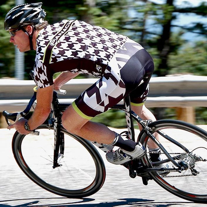 Panache Cyclewear Houndstooth Green Bib Short 2012 - Specifications
