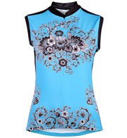 YMX ELEMENTAL TREE SLEEVELESS TRI-POCKET JERSEY-TURQ 2012