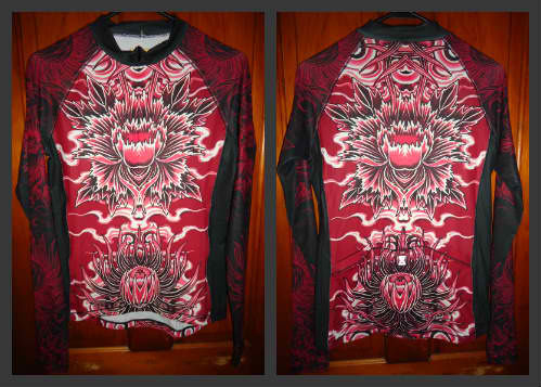 YMX WINTER FLOWER-RED L/SLV TRI-SPORT JERSEY 2012 - Specifications