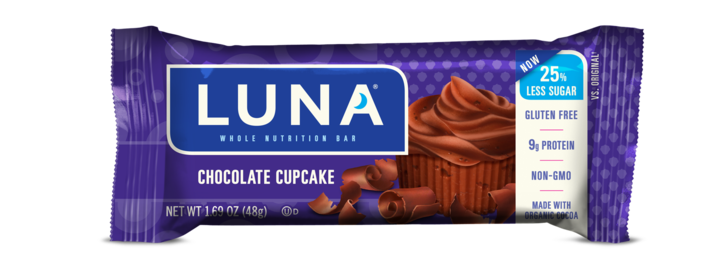 Clif Bar Luna Chocolate Cupcake 2016 - Specifications | Reviews