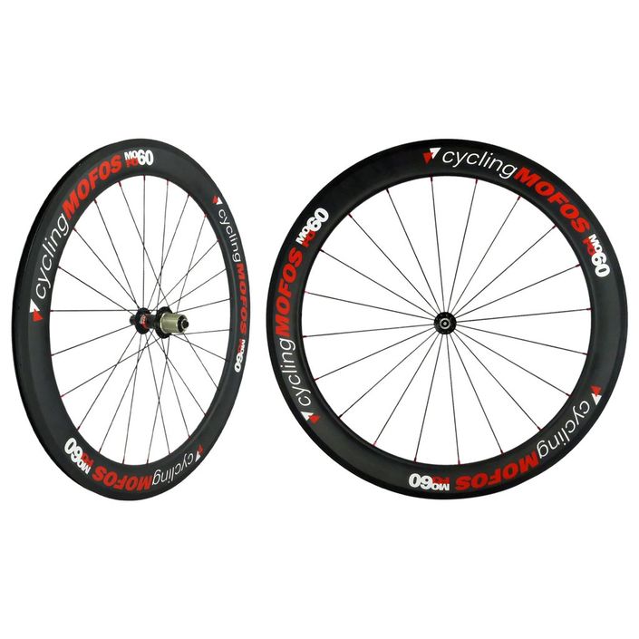 CyclingMOFOS MOFO 60mm Carbon Clincher Wheel Set - 25mm wide 2017